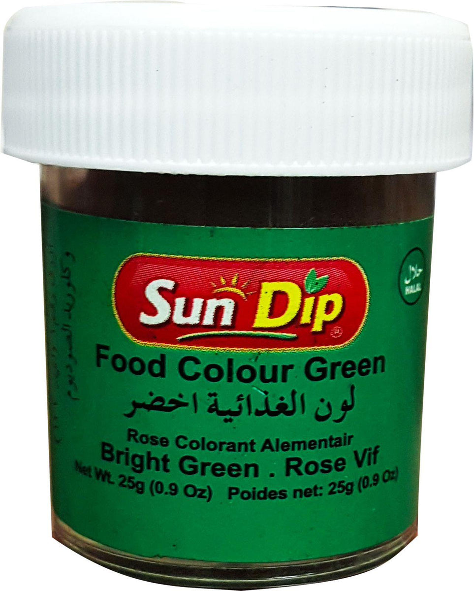 Sundip Green Food Color - Natural & Safe Green Dye for Cooking & Baking ...