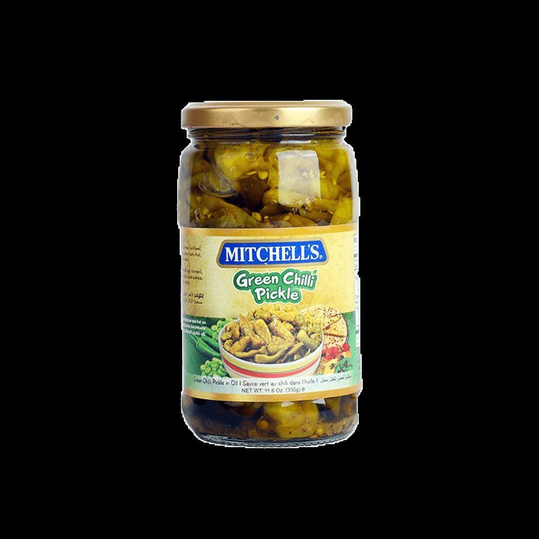 Buy MITCHELLS GREEN CHILLI PICKLE online from fakhrepakistan ...